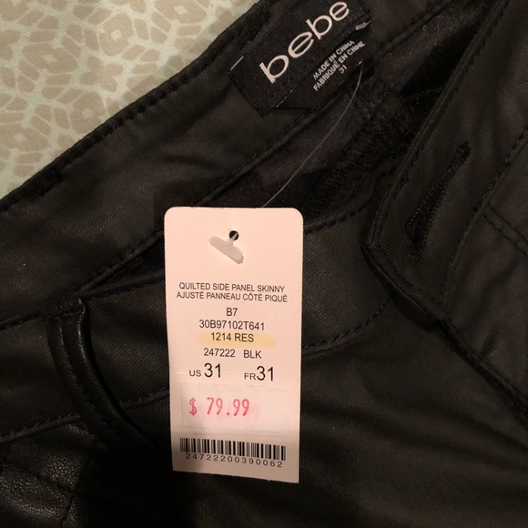 bebe | Pants & Jumpsuits | Bebe Faux Leather Pants | Poshmark